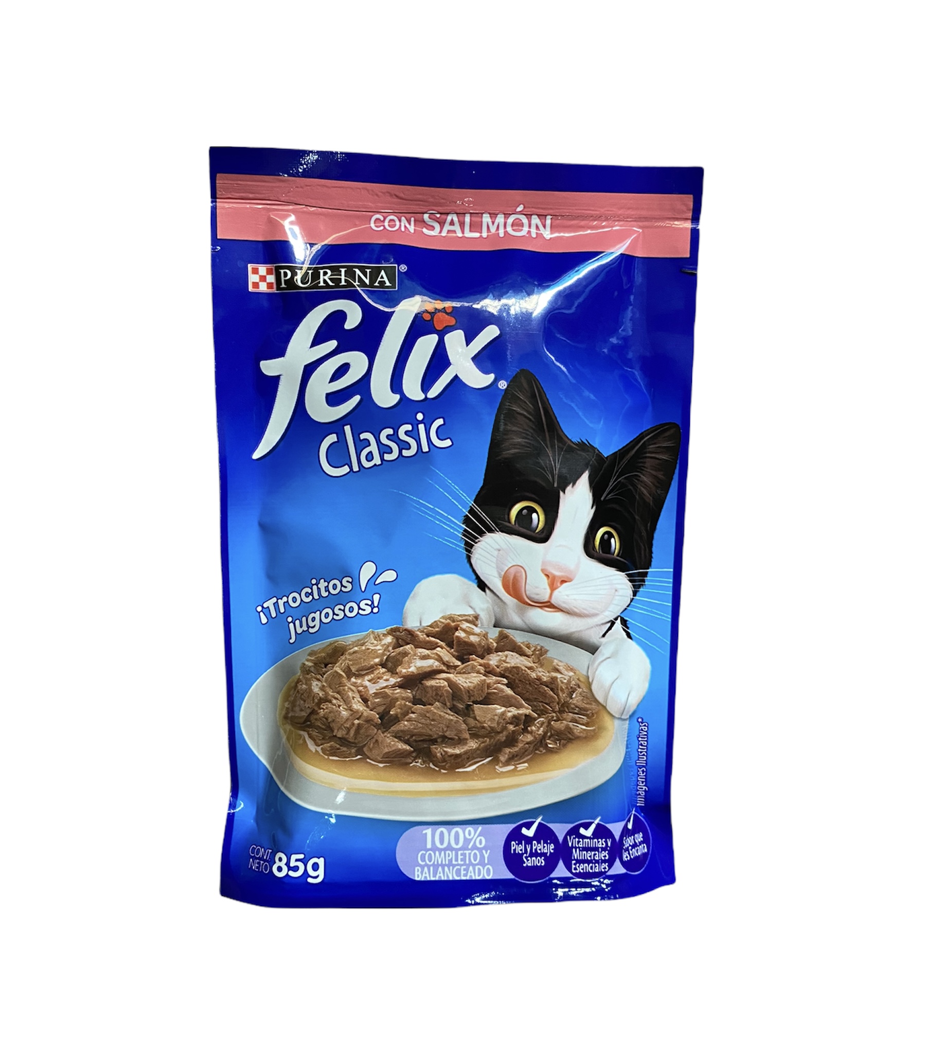 Purina Felix Classic Salmón Alimento Húmeda 85g - SM Shopping Mascotas