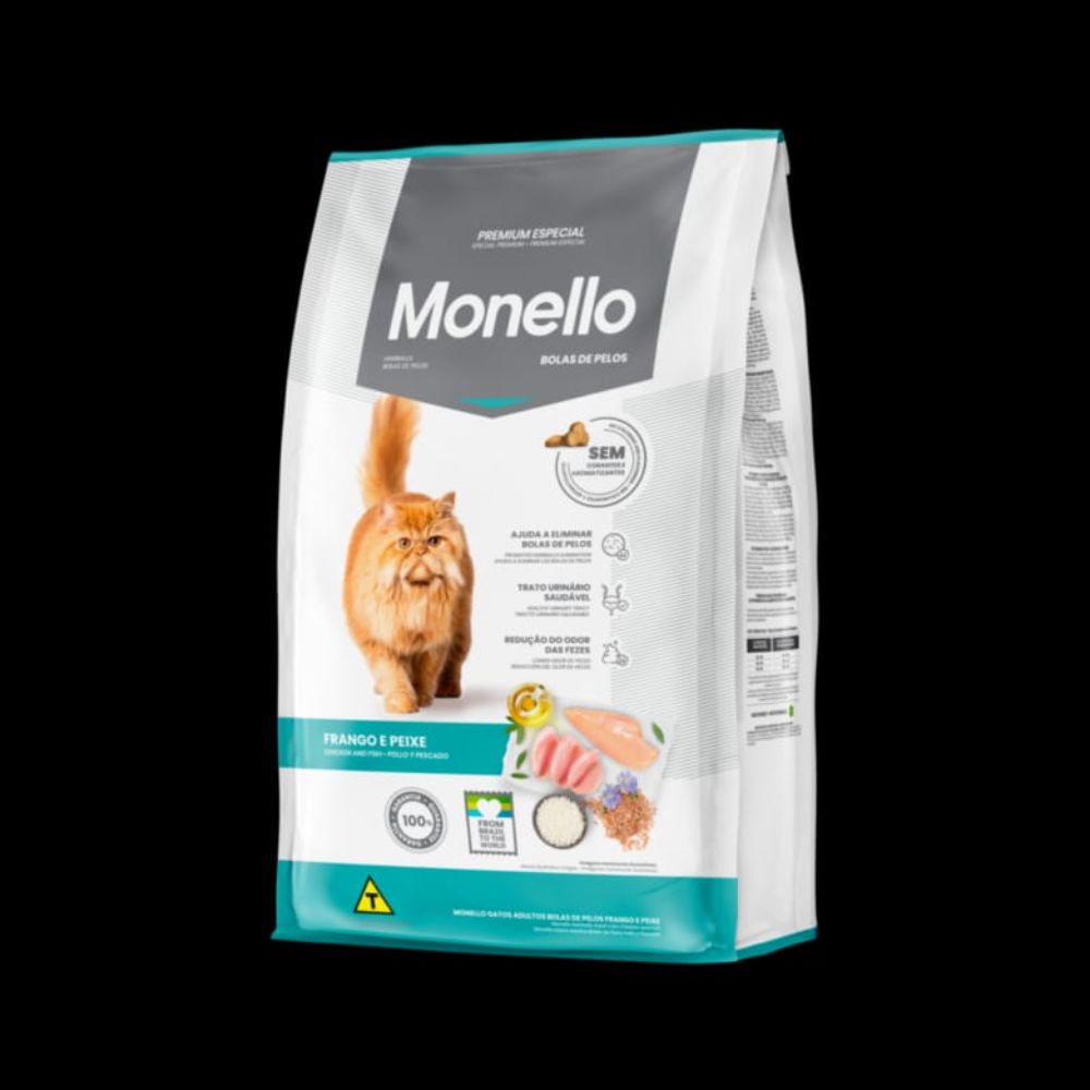 Monello Gato Adulto Bola de Pelo Pollo y Pescado 15kg - SM Shopping ...