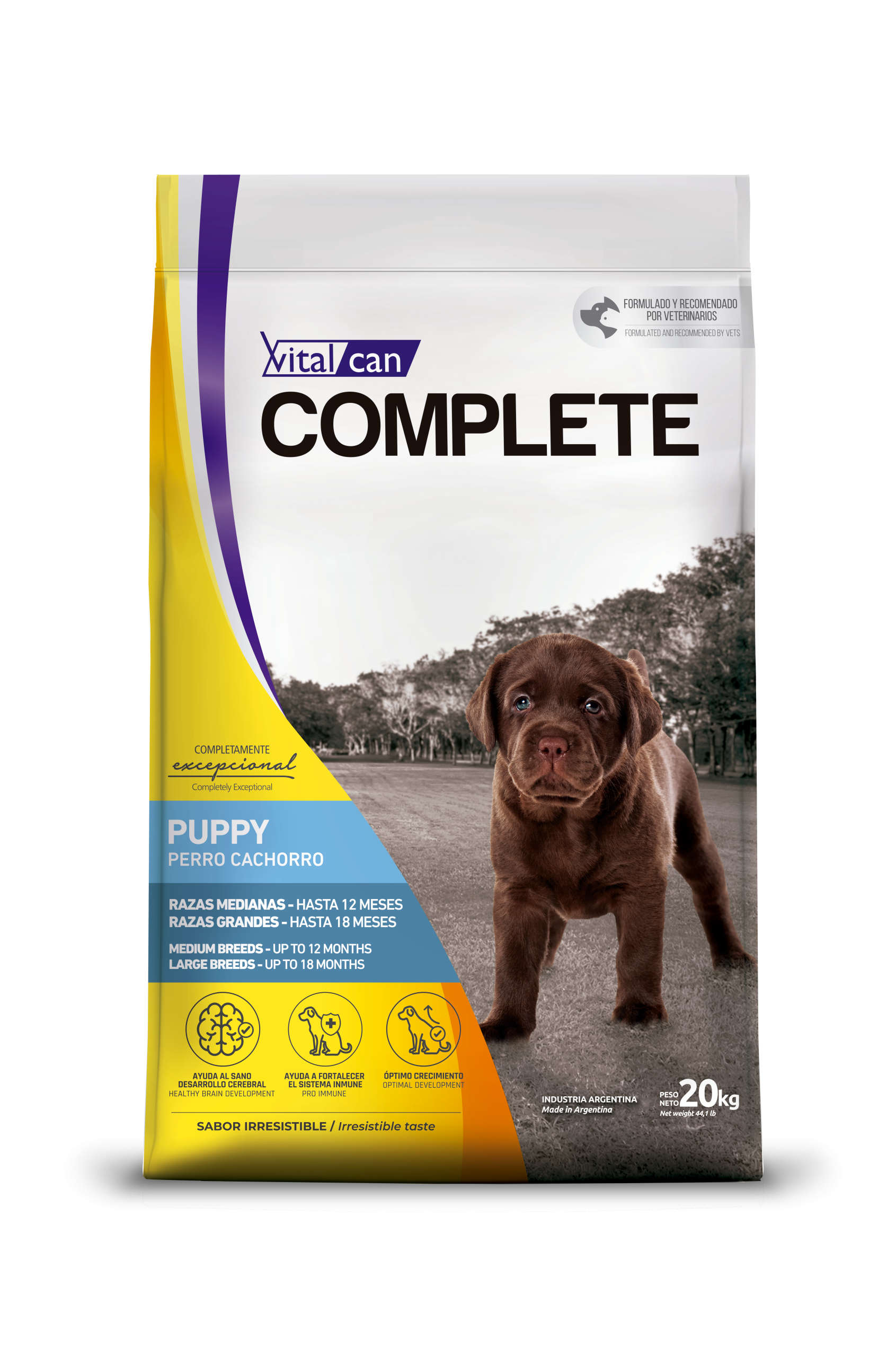 Vitalcan Complete Perro Cachorro Raza Mediana y Grande 20Kg - SM Shopping Mascotas